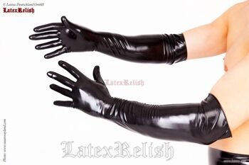 Латексные перчатки "хирурга". БДСМ и фетиш латекс одежда Latexa Германия.
